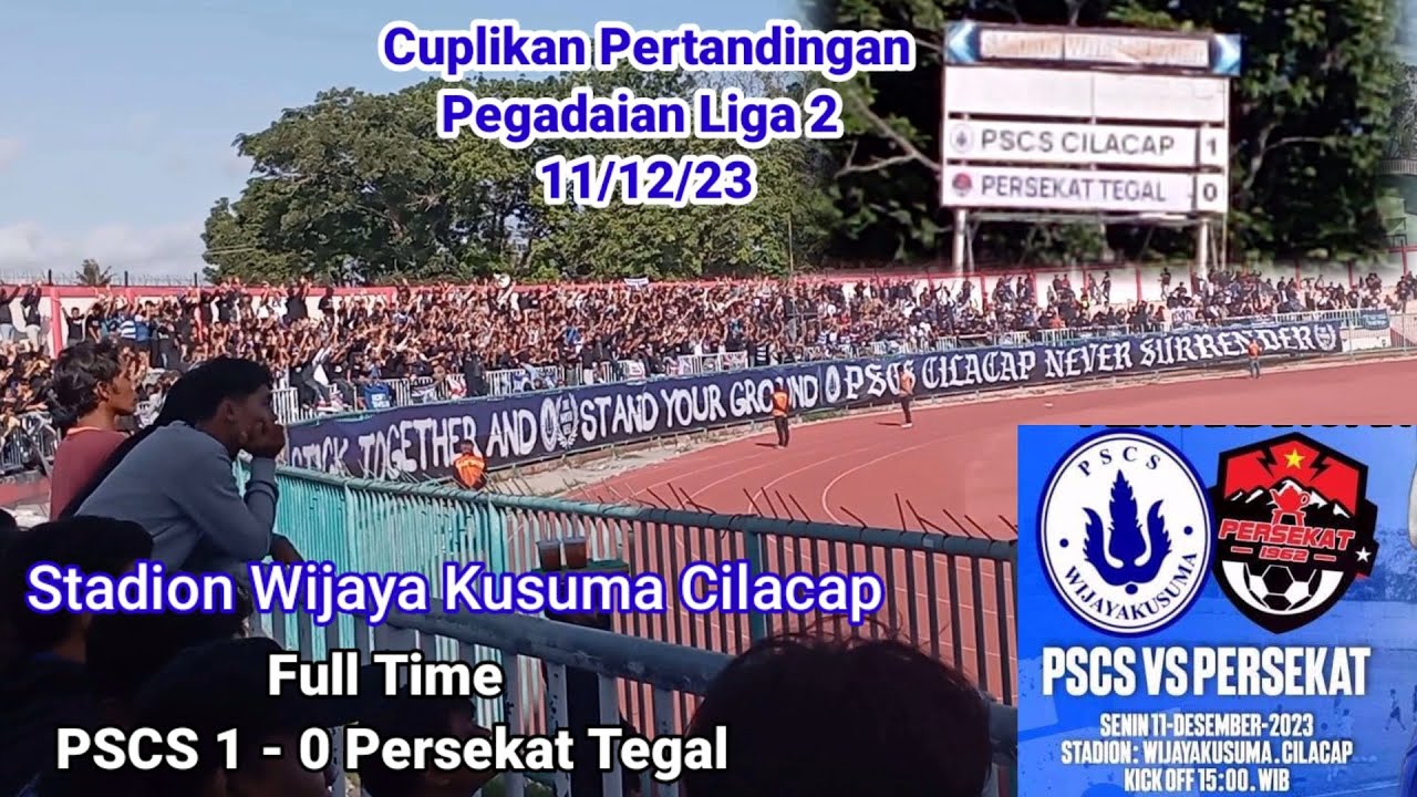 cuplikan pertandingan Liga 2. 11/12/23 Full Time : PSCS 1 - 0 Persekat ...