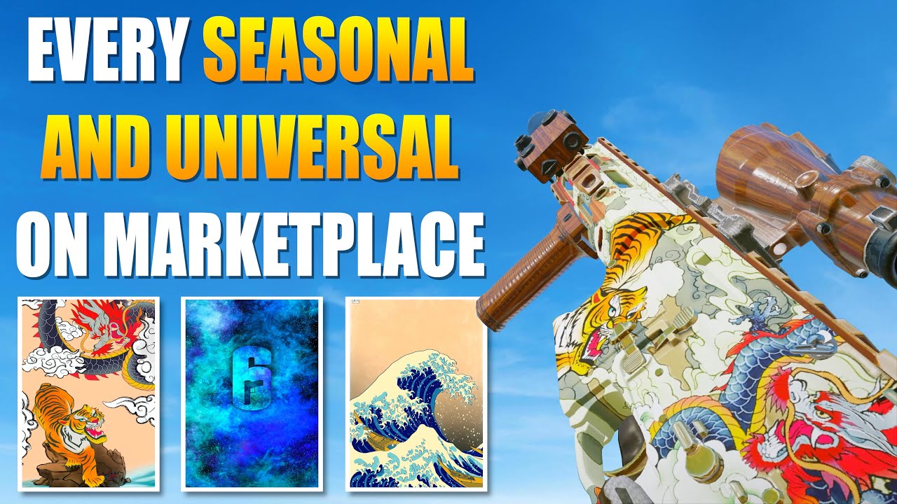 Every Seasonal And Universal Weapon Skin On R6 Marketplace (Y10S2 ...