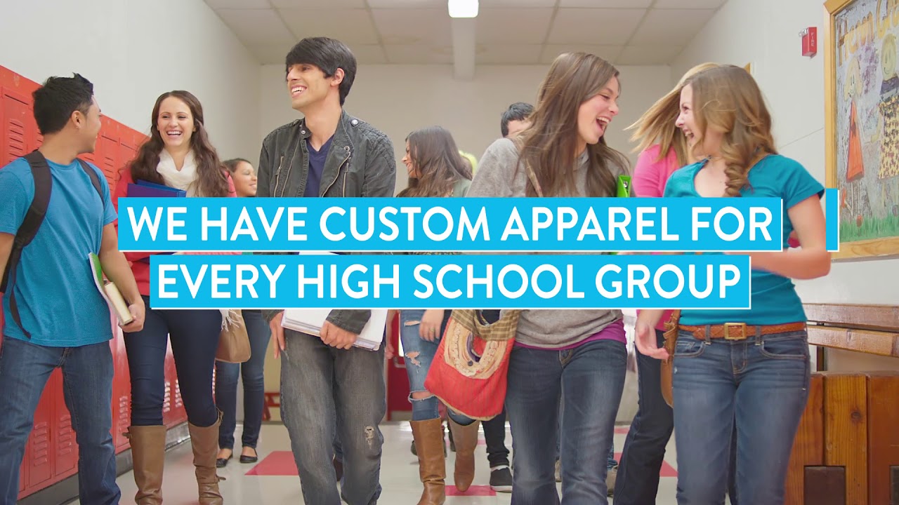 Custom High School Apparel - YouTube