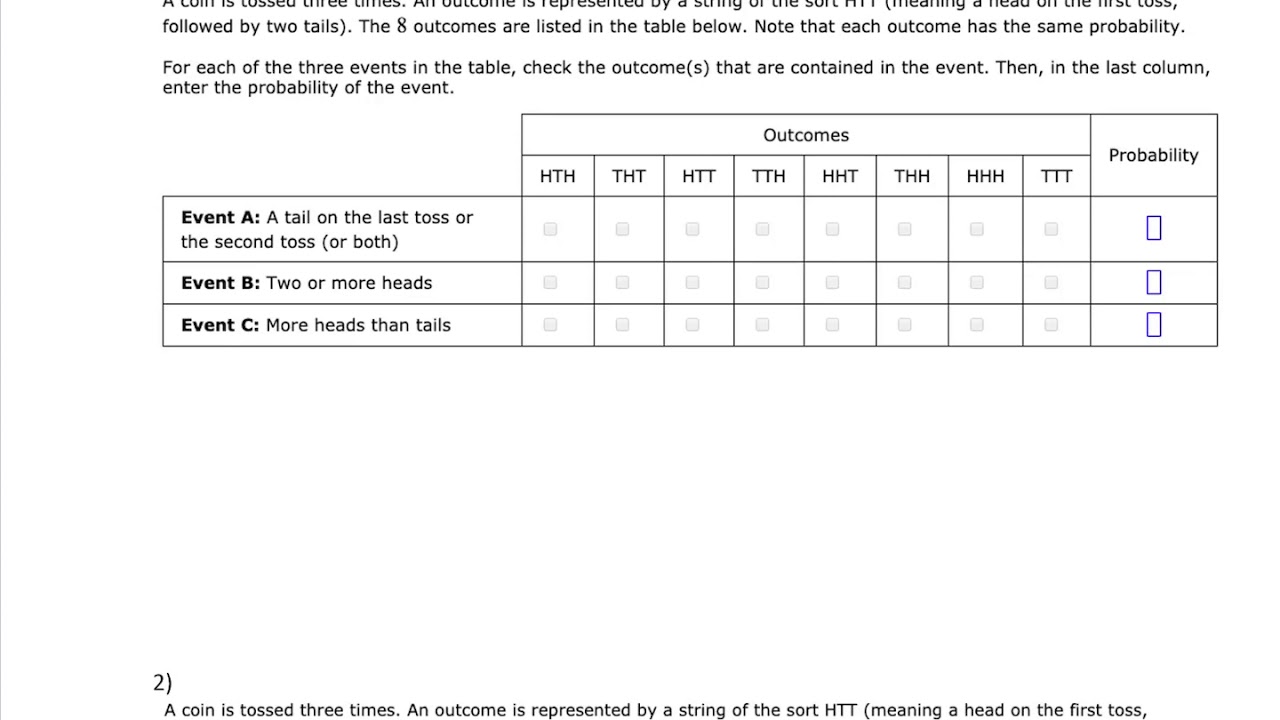 Outcome & Event Probability - YouTube