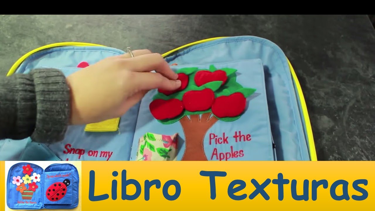 Libro de texturas My learning bag - YouTube