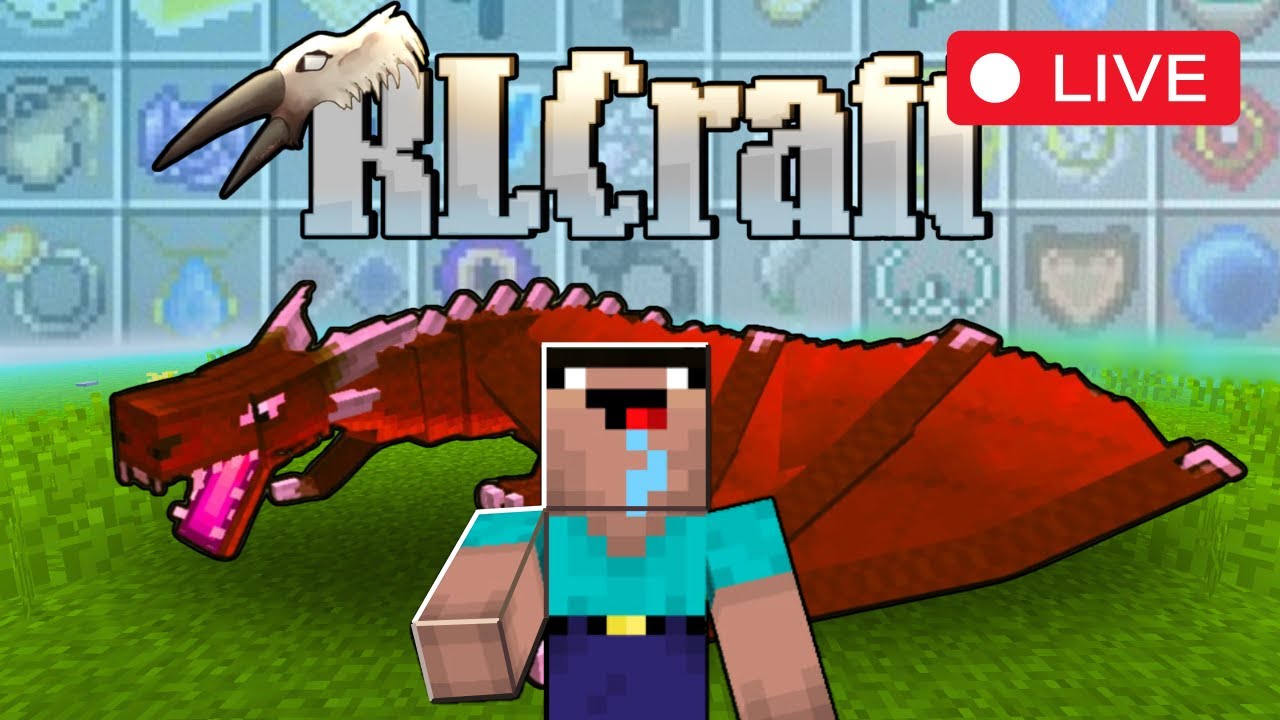 Playing RLcraft for the first time... LIVE - YouTube