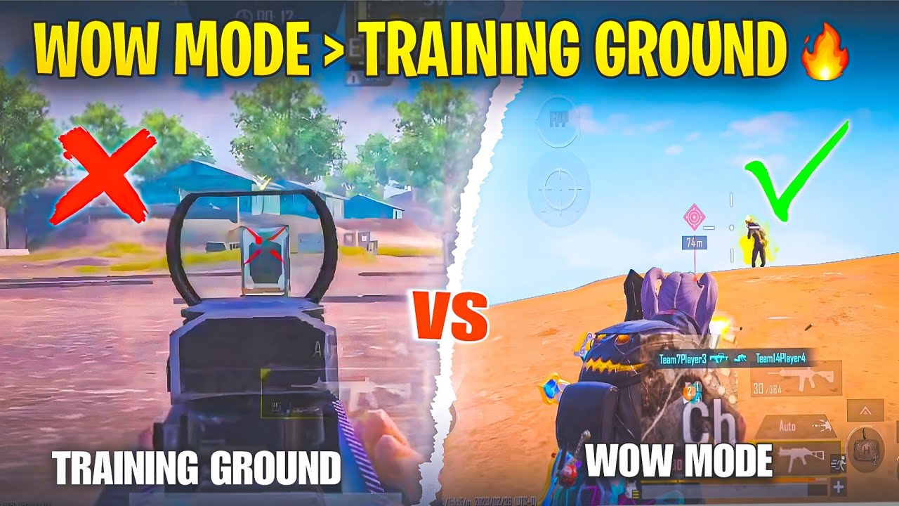 WOW Mode vs Training Ground – Best Practice Mode in BGMI/PUBG? - YouTube