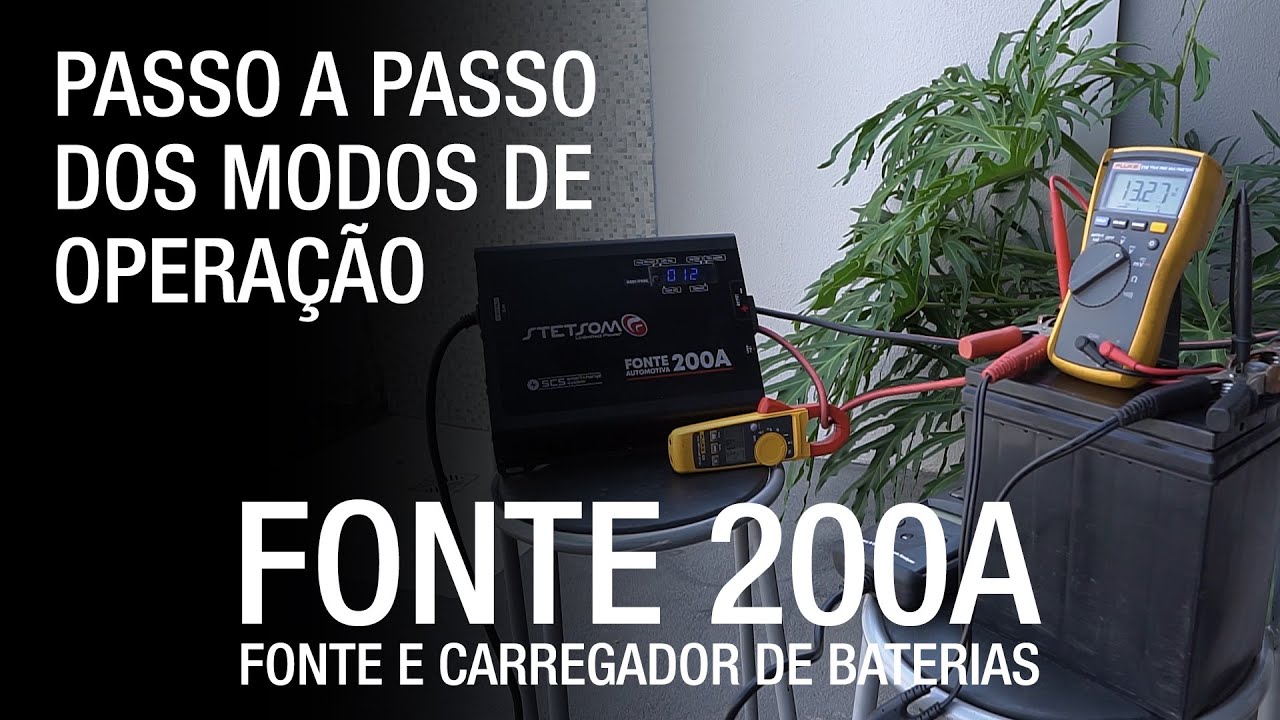FONTE 200A - Passo a Passo dos modos de Operação - YouTube