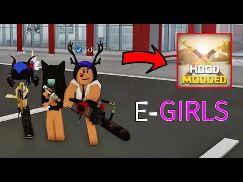 Raiding as Rich E-GIRLS In Da Hood Modded! (INTENSE) - YouTube