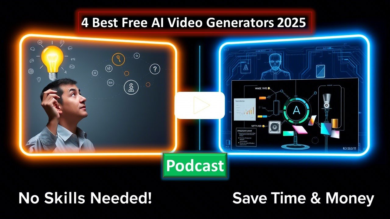 4 Best AI Video Generators 2025 Podcast - YouTube