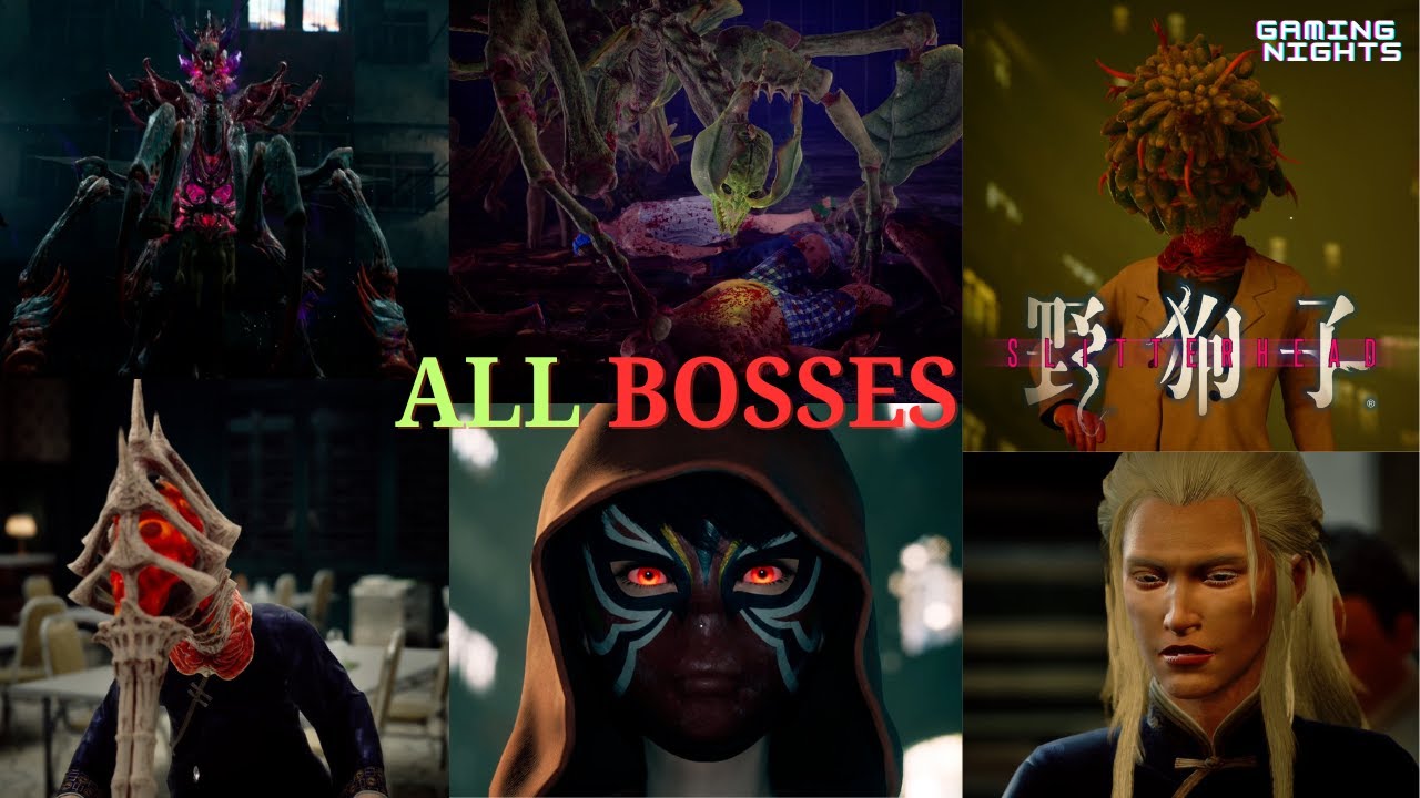 SLITTERHEAD All BossesWith Ending Cut Scenes #boss - YouTube