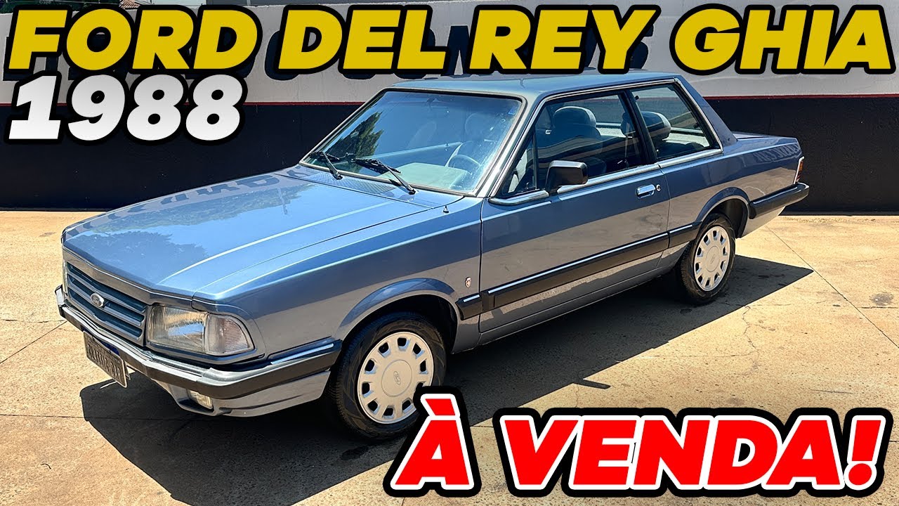 FORD DEL REY GHIA 1988 * À VENDA * - YouTube