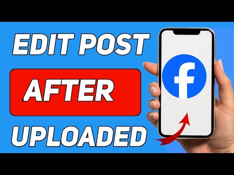 How to Edit Facebook Post After Uploaded - YouTube