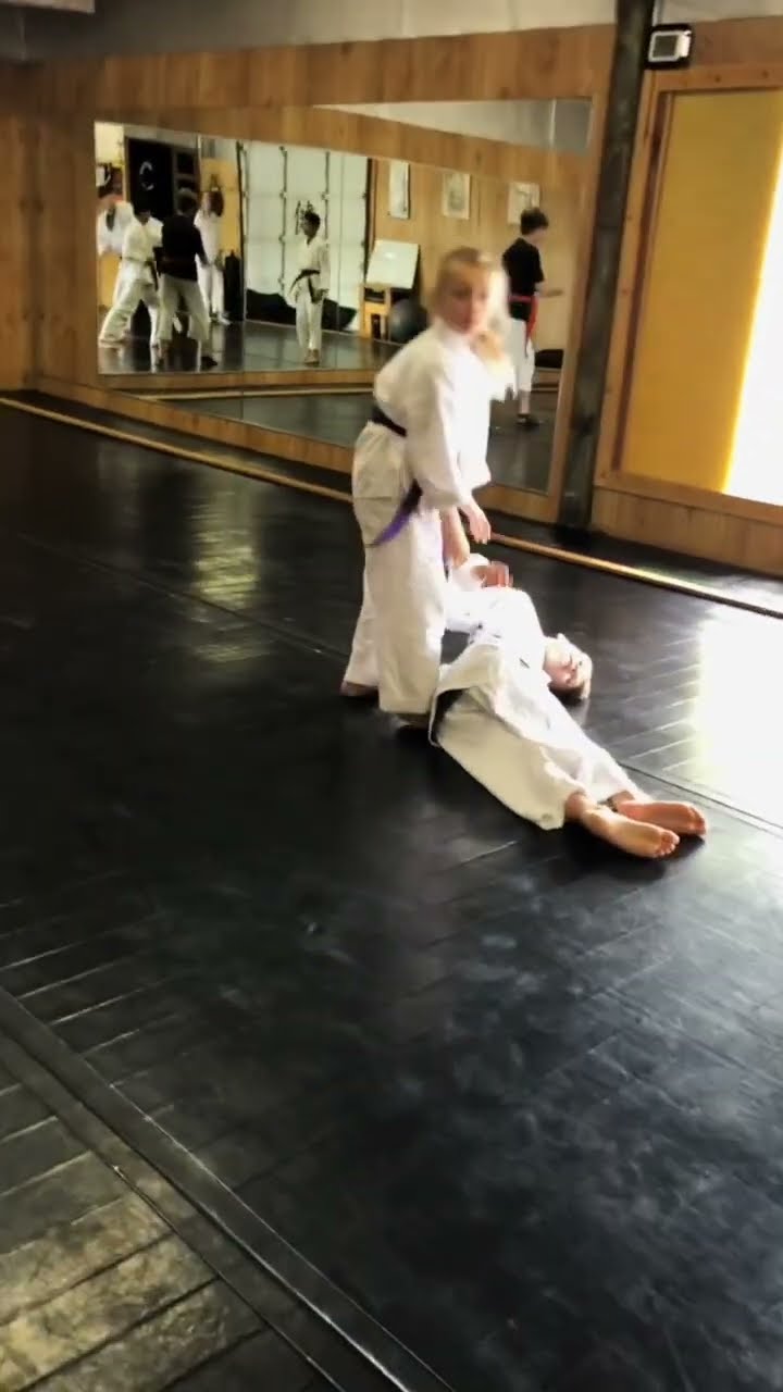 Morning Karate class partner practice #martialartstraining - YouTube