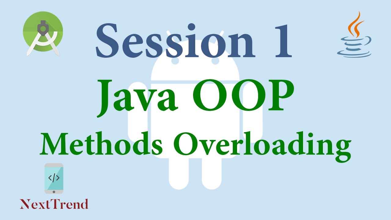 Java Methods Overloading in Arabic || التحميل الزائد على الدوال - YouTube