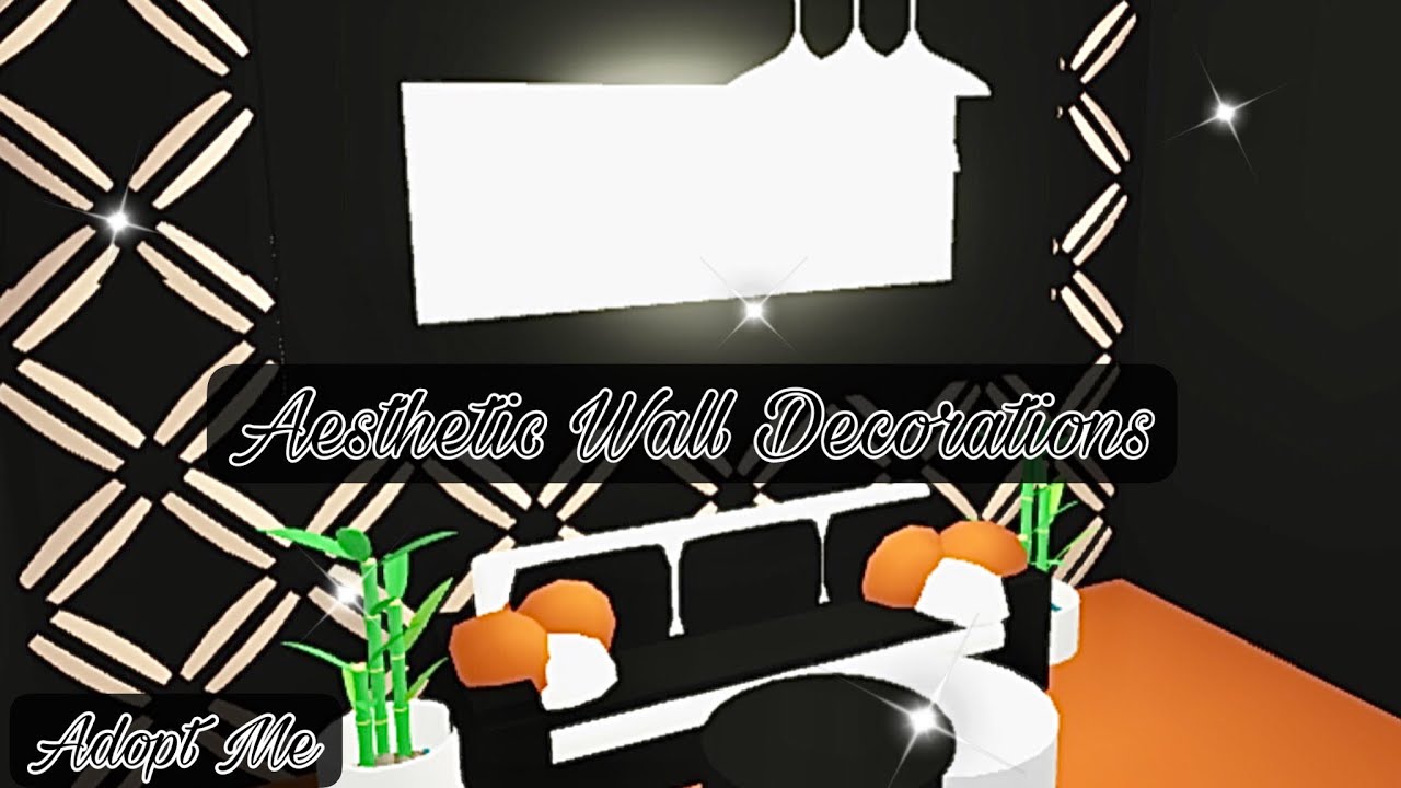 Aesthetic Wall Decoration Hacks / Bored with Adopt Me Walls then this ...