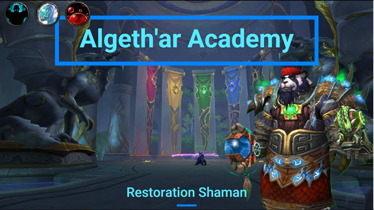 WOW TWW PRE-PATCH - RESTO SHAMAN - Algethar Academy Mythic+15 - YouTube