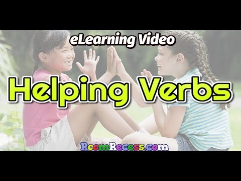 Helping Verbs eLearning Lesson for Kids - YouTube