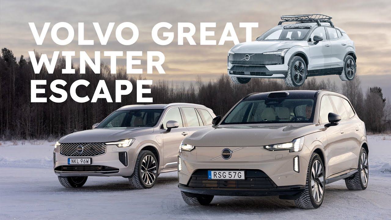 We drive the new Volvo EX30 Cross Country, EX90 and the updated XC90 ...