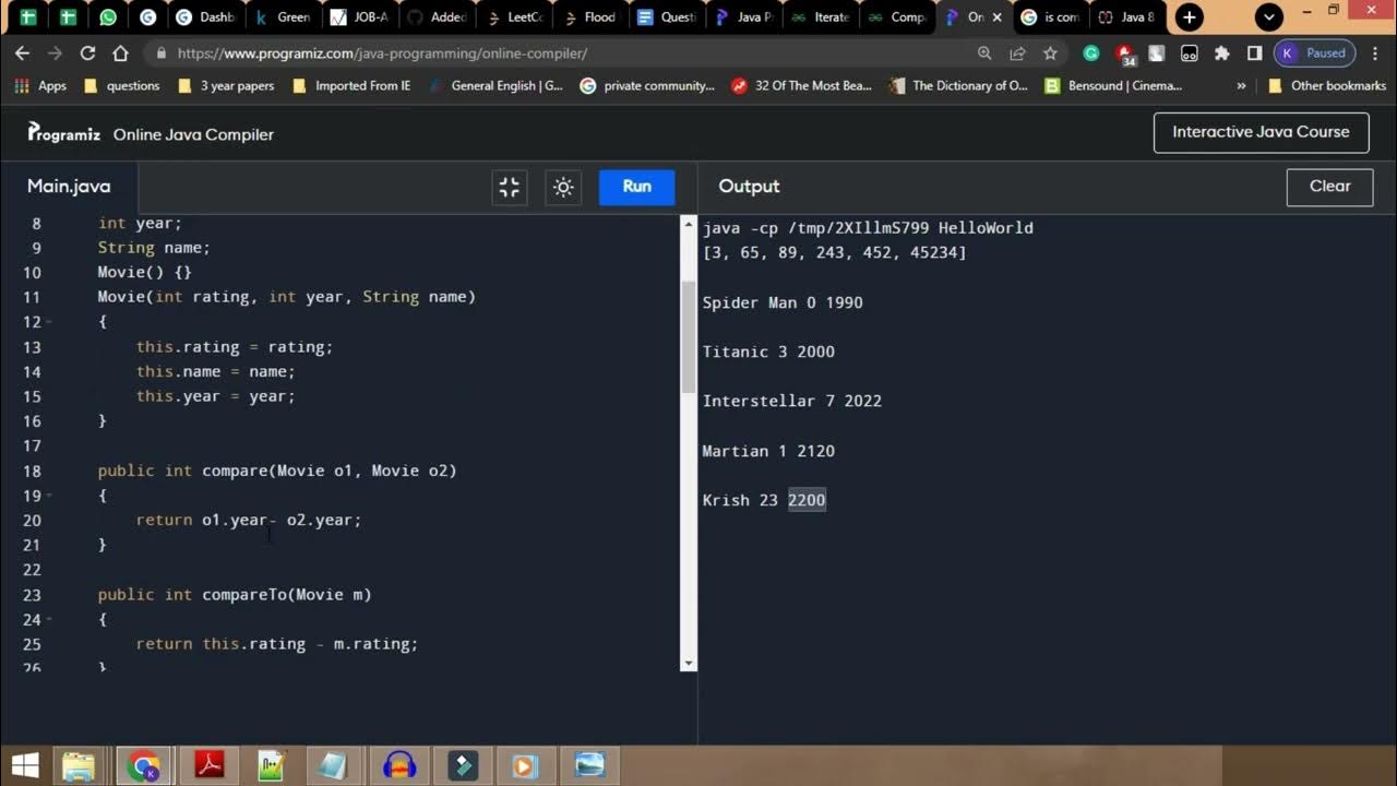 Let's understand an important concept | Comparable vs Comparator with ...