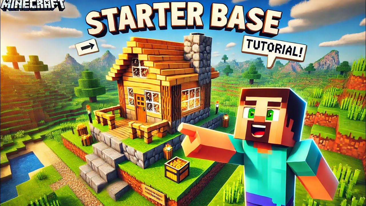 Minecraft Survival Starter 🏡 base || #1 - YouTube