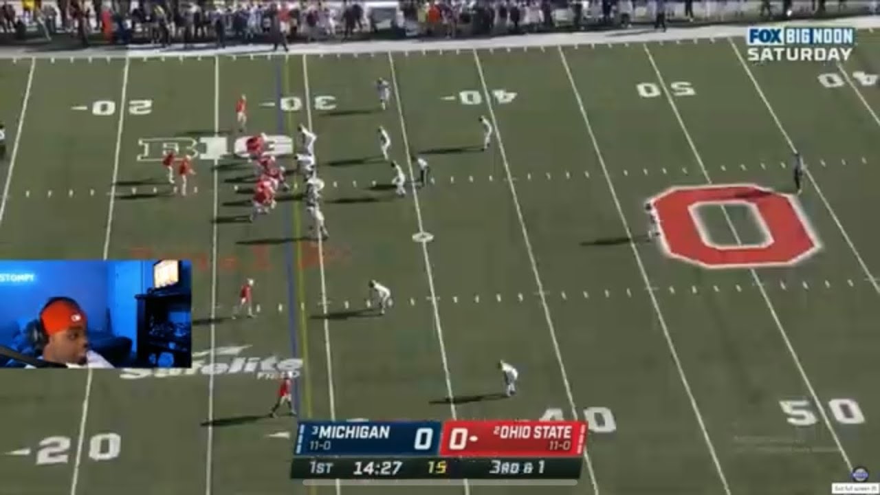 SMH SO OVERRATED !!!! #2 Ohio State VS #3 Michigan Highlights | College ...