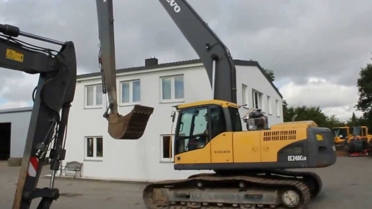 Volvo EC 240 C LR Long Reach 18 m, 2008, 5.200 h #110484 - YouTube