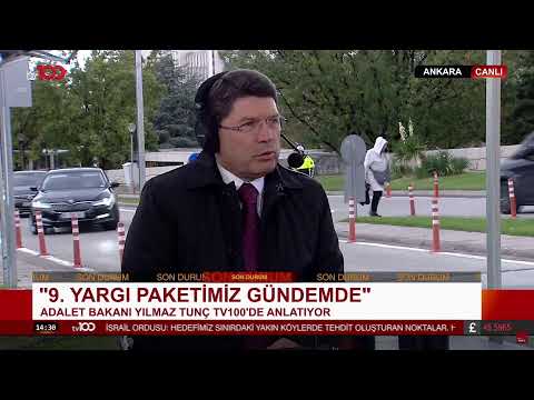 Adalet Bakanımız Sayın Yılmaz Tunç, TV100'de gündemi değerlendiriyor. | TBMM