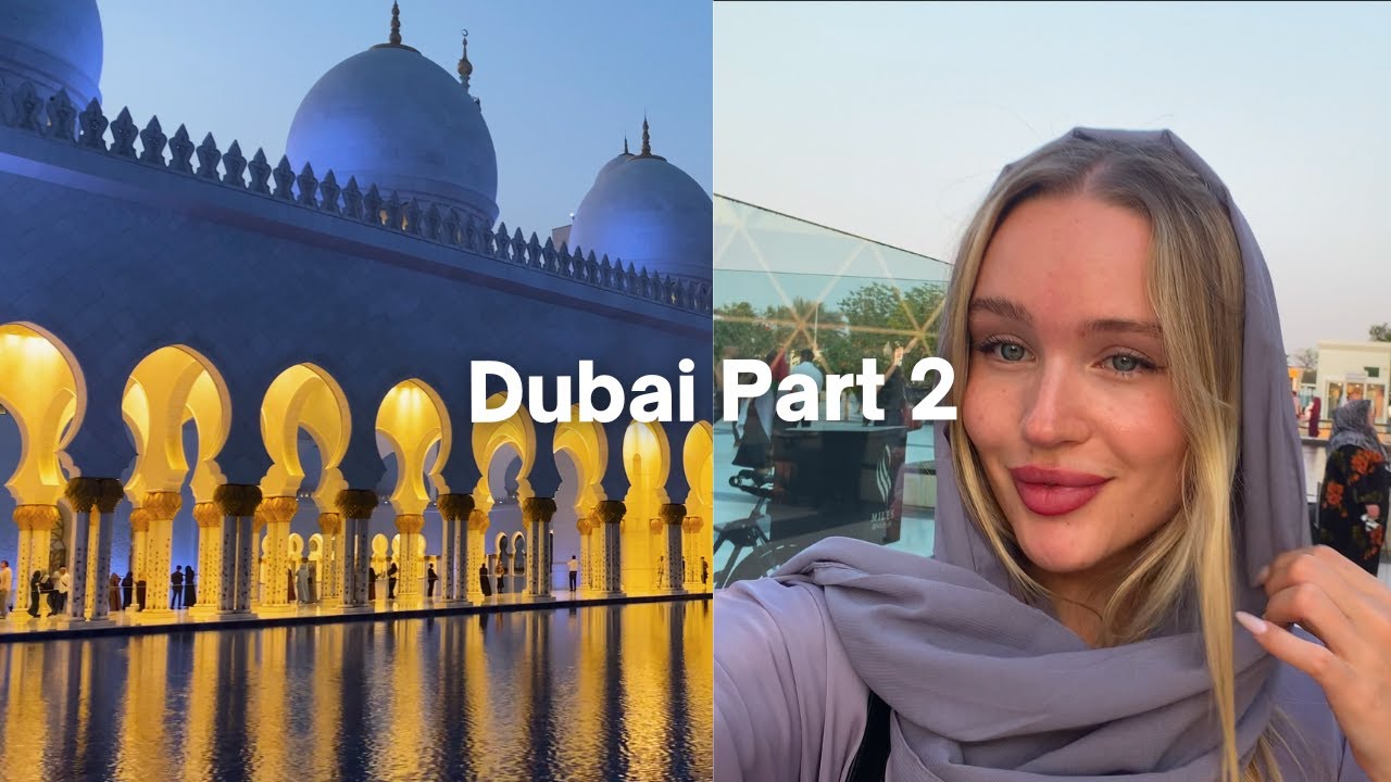 Dubai Vlog ︱BLU Club, The Souk, Sheikh Zayed Grand Mosque, Blue Waters ...