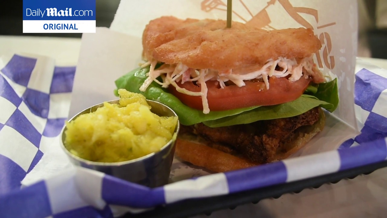 SHARK SANDWICH from Streets Restaurant Brooklyn - YouTube
