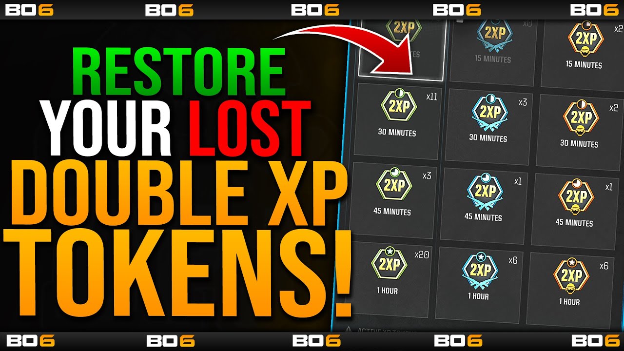 DO THIS NOW! - How To Restore Your DOUBLE XP Tokens in Black Ops 6 ...