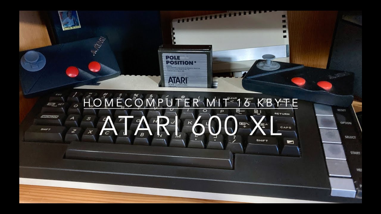 Atari 600 XL & Atari 1064 - Homecomputer mit 16 kByte Arbeitsspeicher ...