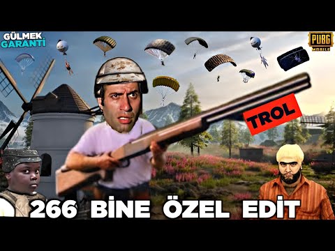 266 BİNE ÖZEL EDİT 😱 %1.000.000 GÜLMEK GARANTİ 😂 PUBG MOBİLE KOMİK MONTAJ