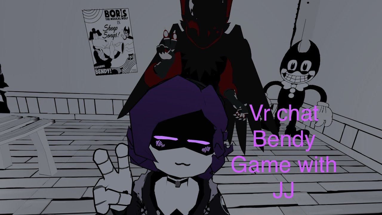 My playthrough of my friend's bendy game in Vr chat with JJ - YouTube