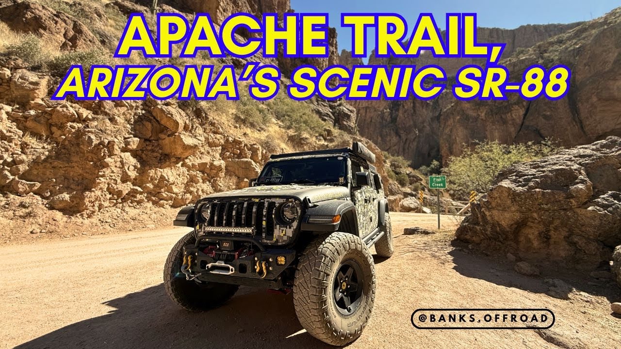 Apache Trail Scenic Drive, Arizona - YouTube