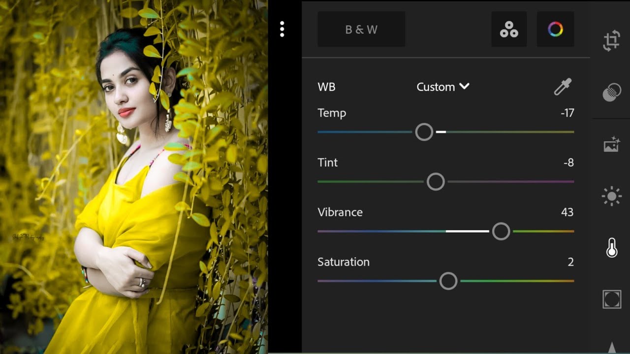 Lightroom yellow tone photo editing | yellow effect Lightroom photo ...
