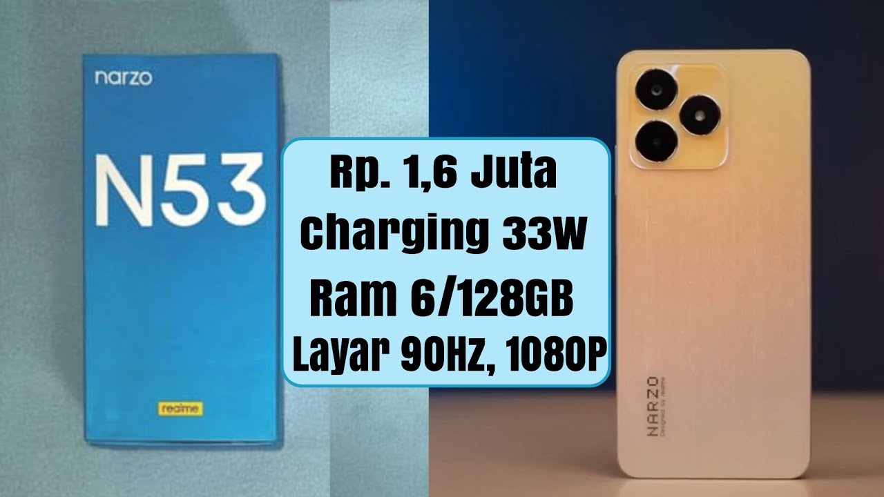 RESMI!! REALME NARZO N53 INDONESIA! Spesifikasi dan Harga - YouTube