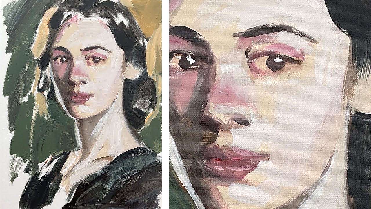 20 Minute Painting / Portrait # 7 / Reinier Gamboa - YouTube