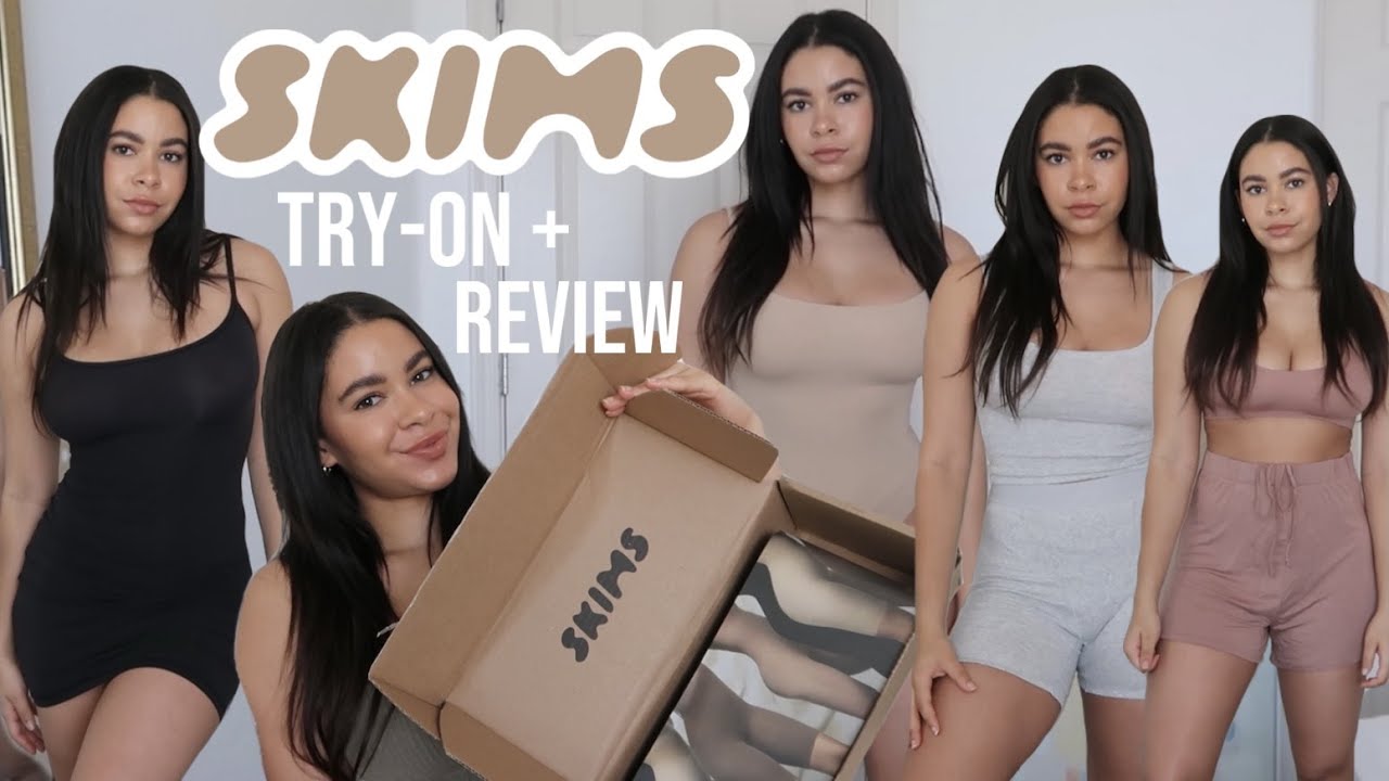 SKIMS TRY ON HAUL + REVIEW // worth it? - YouTube