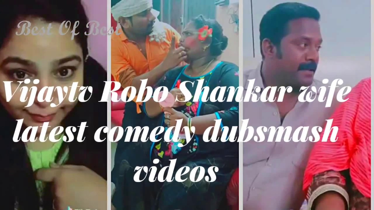Vijaytv Robo Shankar wife latest comedy dubsmash videos - YouTube