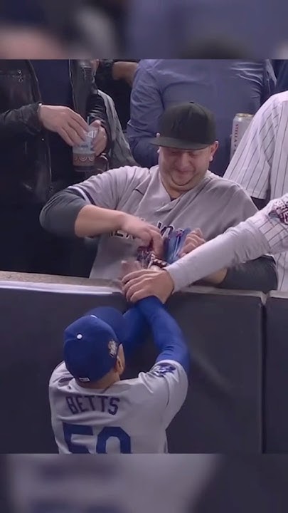 Yankees fans banned from World Series Game 5 after interfering with Dodgers' Mookie Betts#mookie ...