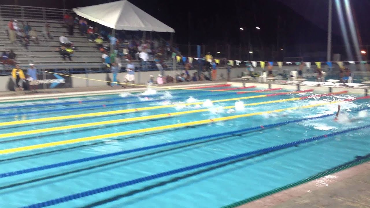 Walter Rogers 2015 Girls 11 12 50 back won by Naomi Eaton of Wahoo ...