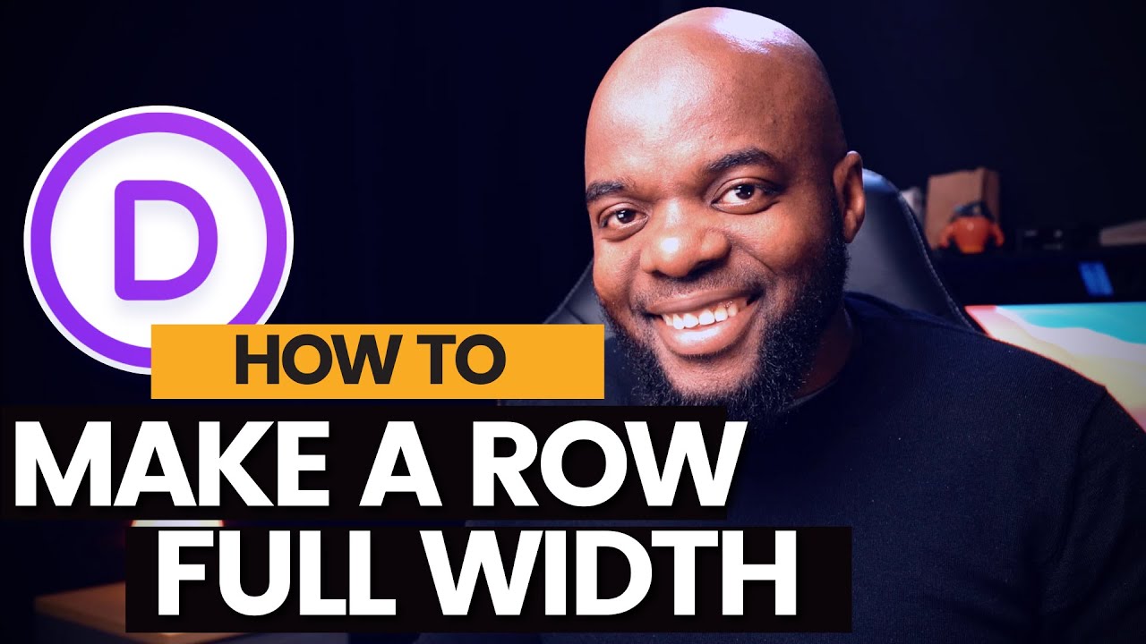 Divi How To Make A Row Full Width YouTube Divi How To Make A Row Full Width YouTube