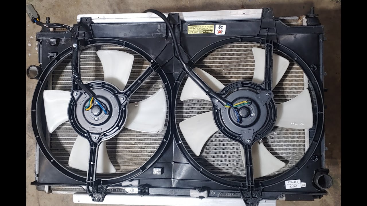Upgrading D2 Engine Cooling Using Dual Electric Fans - YouTube