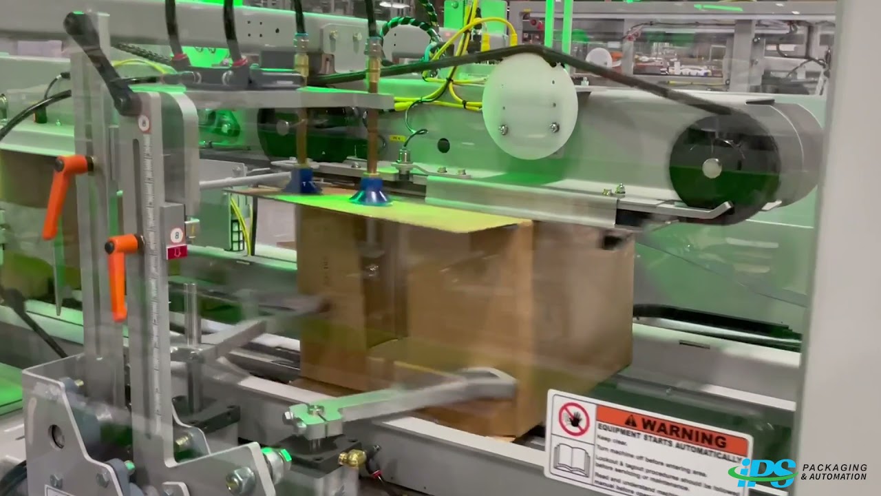 Pearson CE35 Case Erector | IPS Packaging & Automation - YouTube