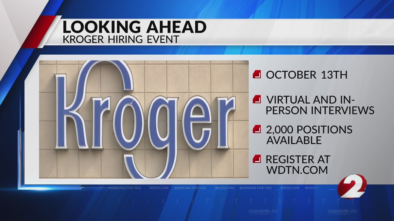 Kroger hiring over 1,500 for pharmacy, retail jobs - YouTube