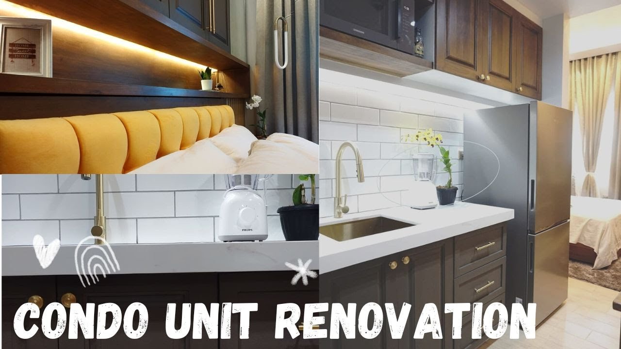 CONDO RENOVATION (STUDIO UNIT) by espasyo design studio - YouTube