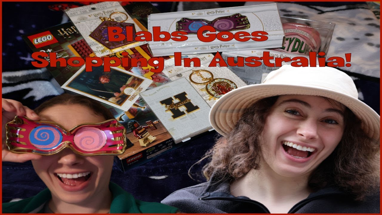 Blabs Goes Shopping In Australia | Harry Potter Haul - YouTube