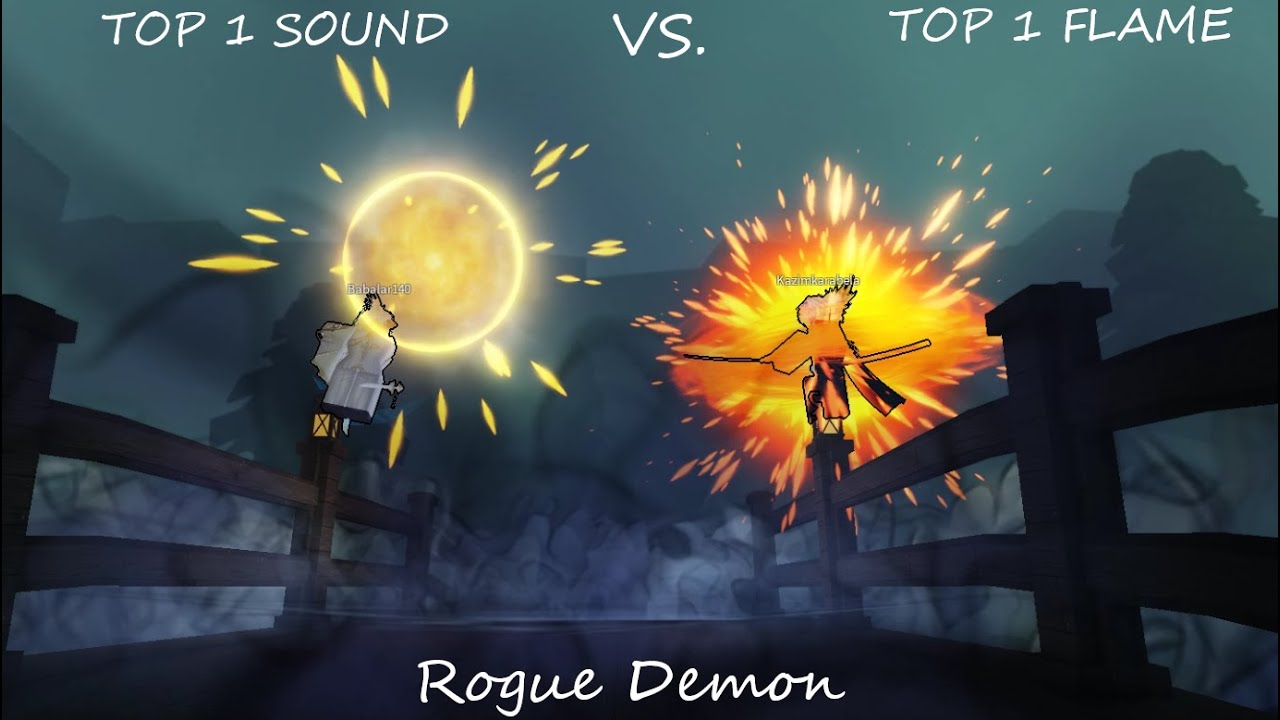 Rogue Demon Top 1 Flame Vs Top 1 Sound Fight - YouTube