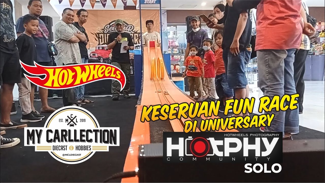 Keseruan FUN RACE HOT WHEELS @LUWES Delanggu - YouTube