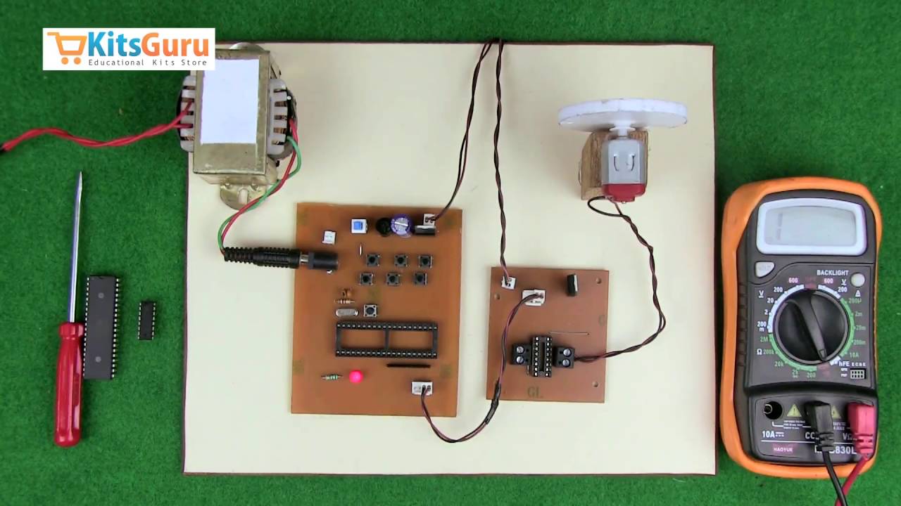 Four Quadrant DC Motor Speed Control by KitsGuru.com | LGEE009 - YouTube