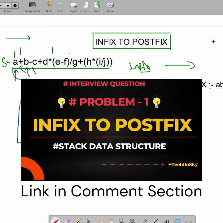 Infix to Postfix conversion using Stack. || In English #stack #dsa #infixtopostfix - YouTube