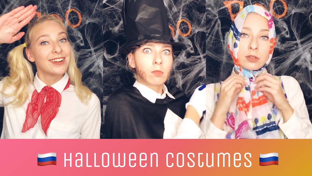 RUSSIA INSPIRED DIY HALLOWEEN COSTUMES - YouTube