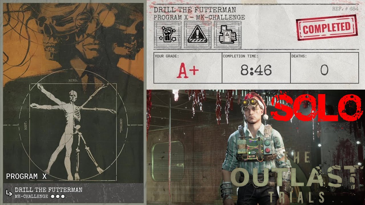 The Outlast Trials | Program X "Drill The Futterman" | MK-Challenge ...